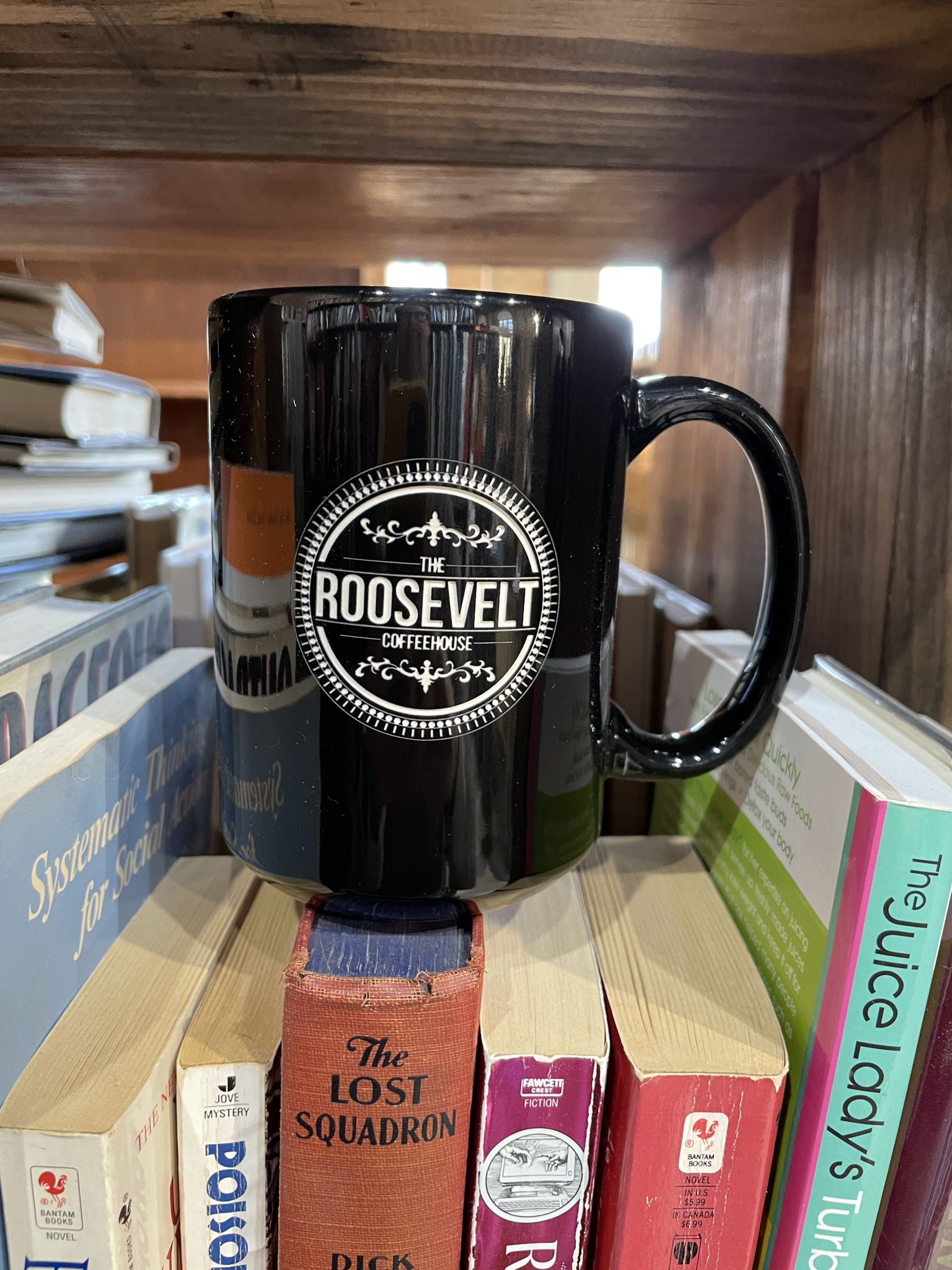 The Roosevelt Coffeehouse Etched Coffee Mug - Roosevelt Coffee Roasters